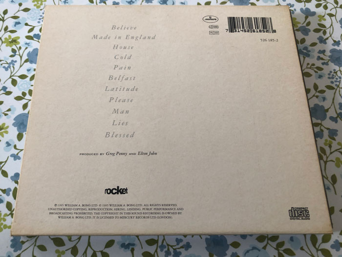 Elton John Made in England (CD) – Rodekassen