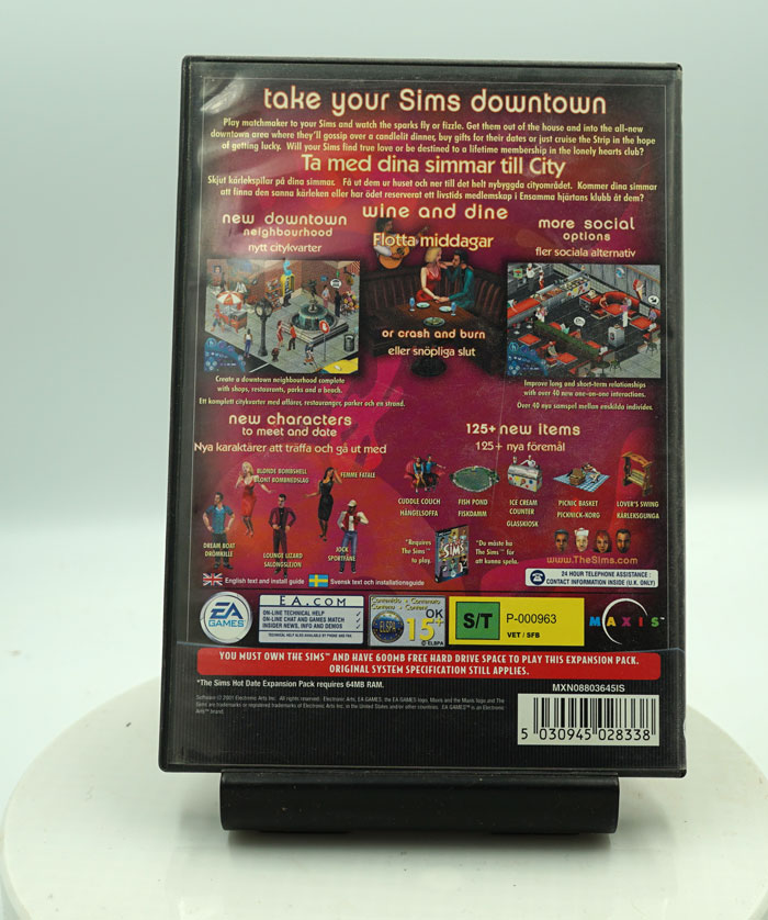 The Sims 2 hot date expansion pack (PC spil) – Rodekassen